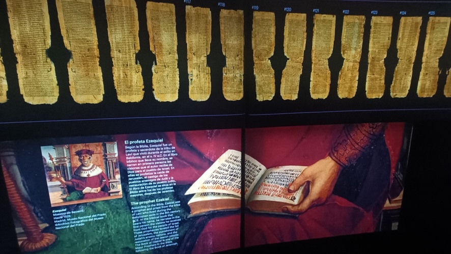La BNE expone el ‘papiro de Ezequiel’, un documento bíblico de gran ...